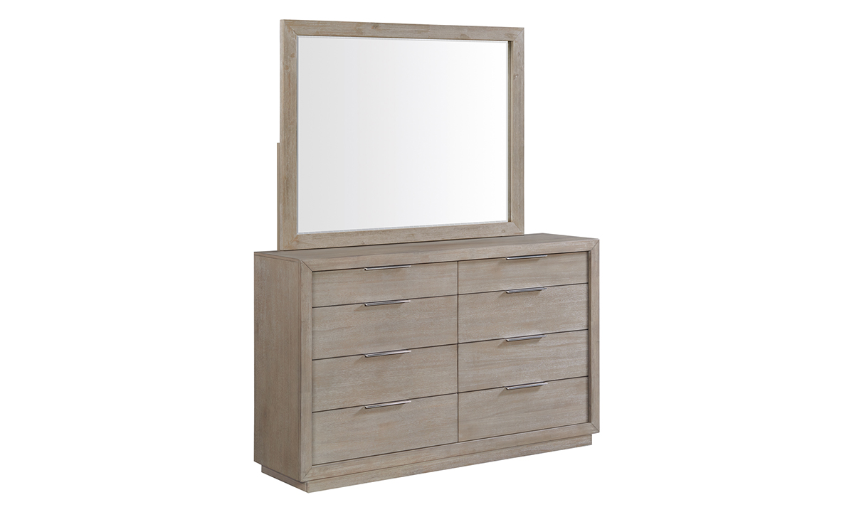 Perry Gray 3-Piece King Upholstered Panel Bedroom Set | Haynes Furniture
