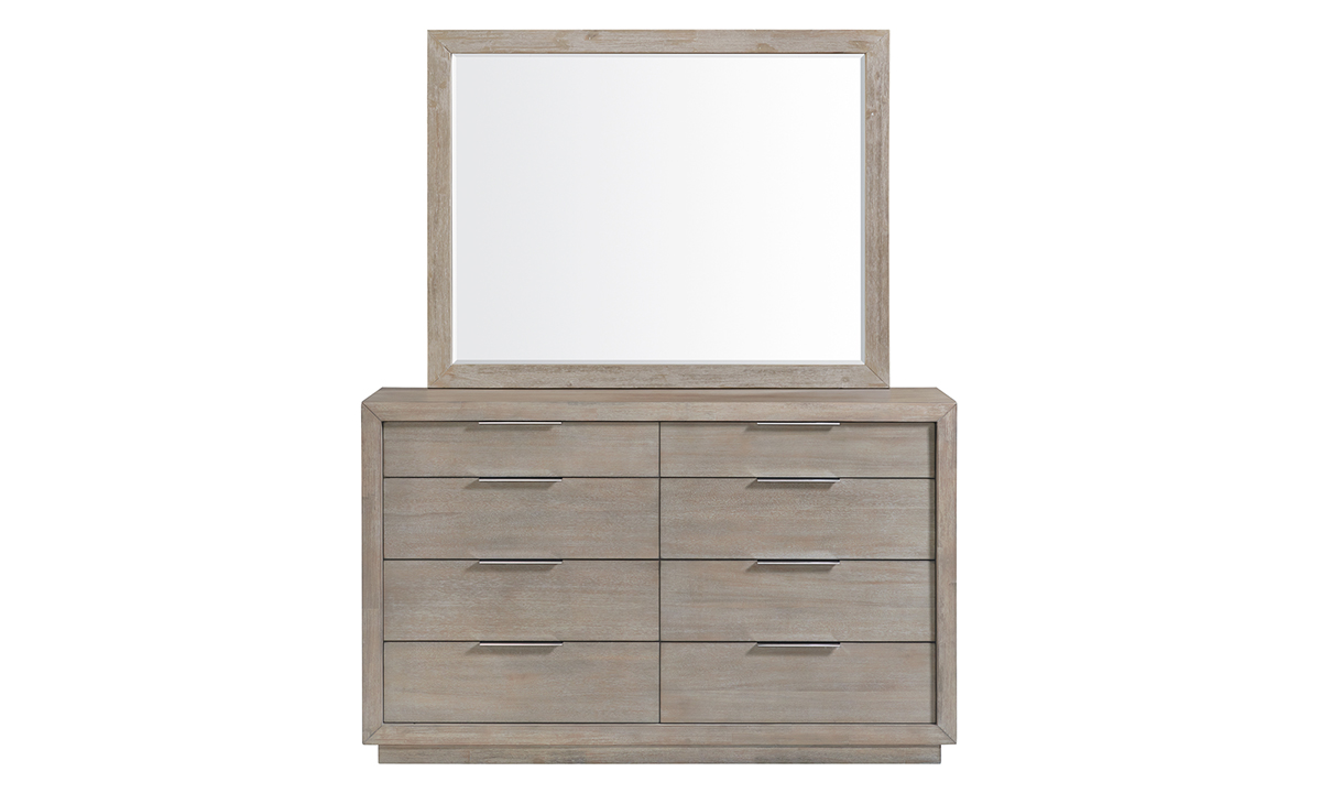 Perry Gray 3-Piece King Upholstered Panel Bedroom Set | Haynes Furniture