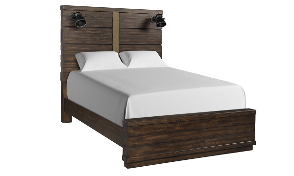 Edison Brown 5-Piece Complete King Bedroom Set | Haynes Furniture
