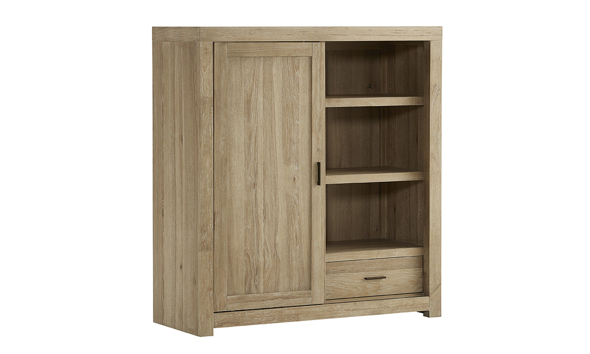 Modern Loft Khaki Sliding Door Chest | Haynes Furniture